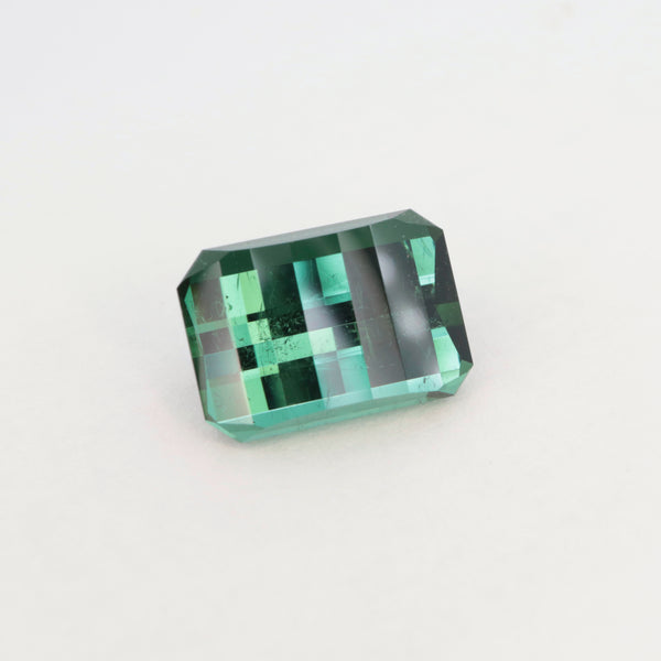 4.3ct Green Tourmaline / Pixel cut (Opposed Bar Cut) – Stuart Gems
